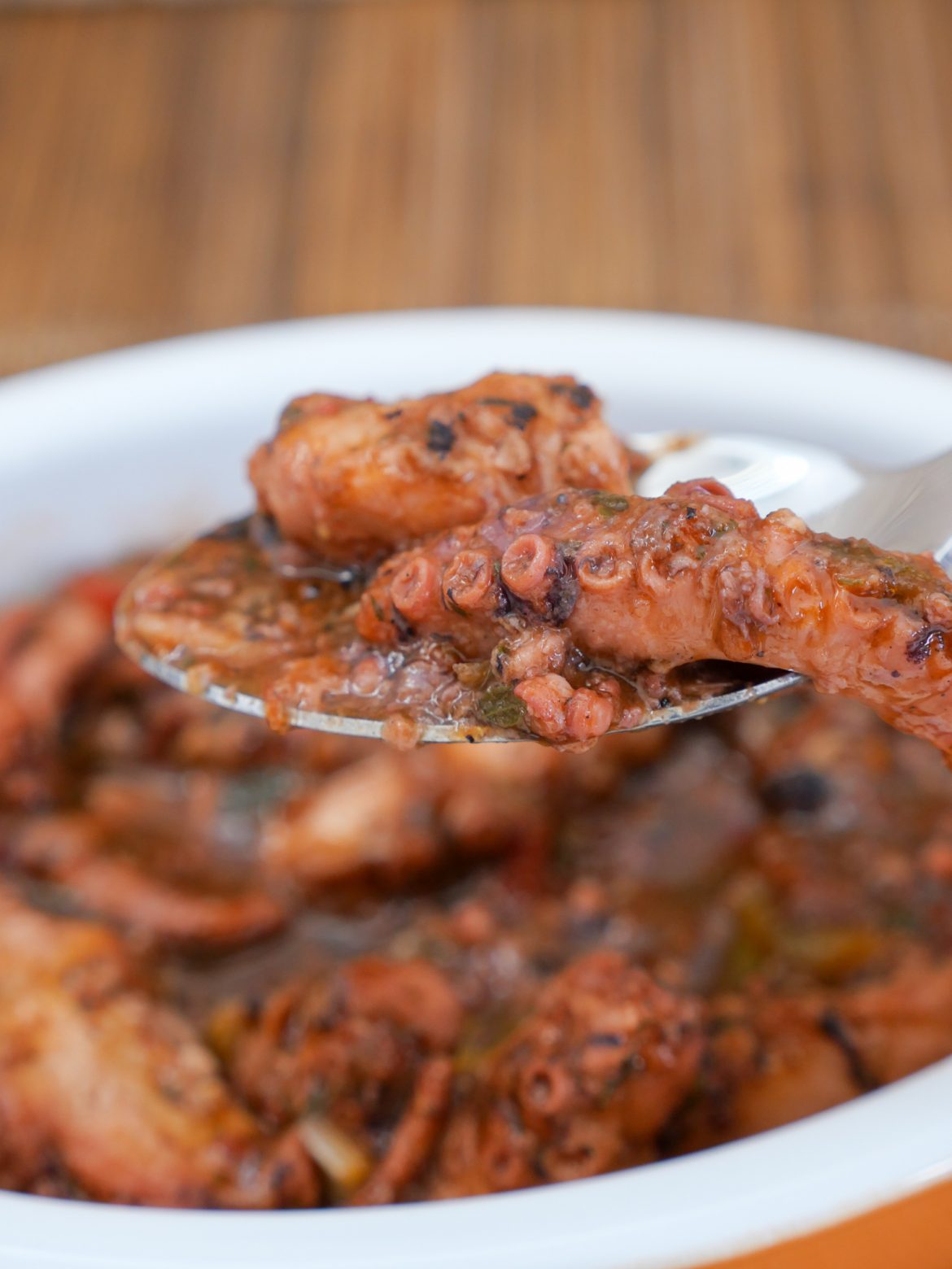 Fricassée de chatrou (poulpe) - Je cuisine créole