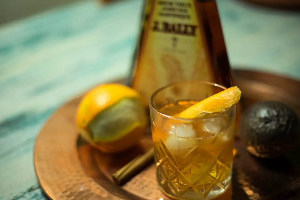 Notre Sirop et Cocktail de Noël, Rhum Vieux, Orange, Passion, Cannelle